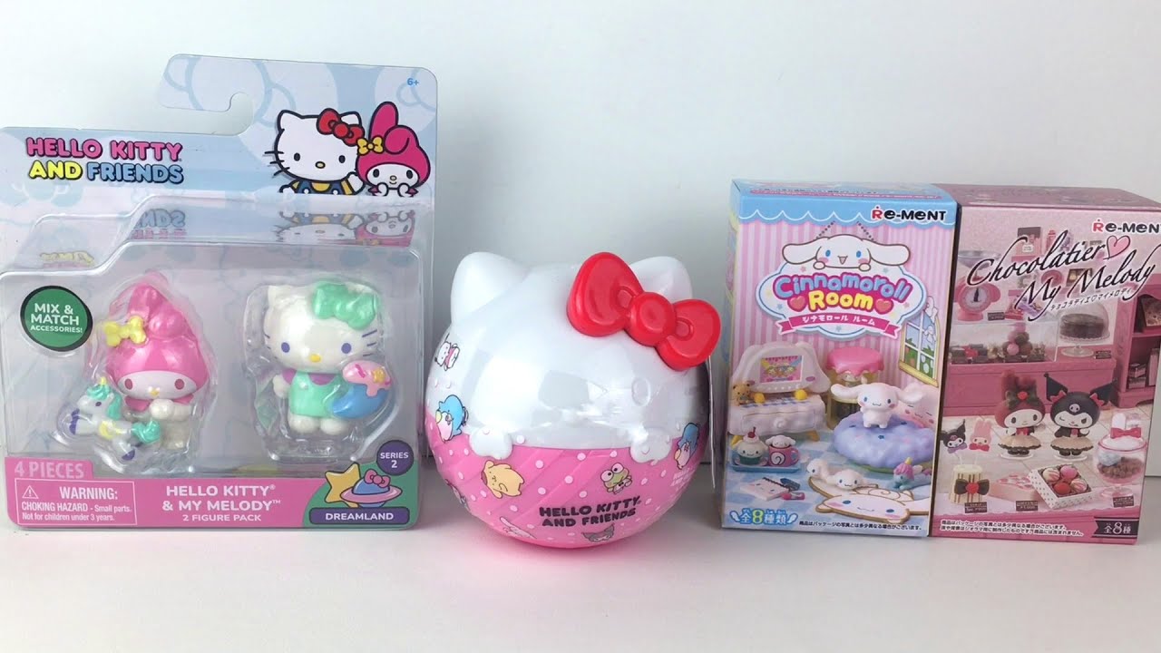 Lol Surprise x Hello Kitty Doll, Cinnamoroll & My Melody Re-ment, Hello ...
