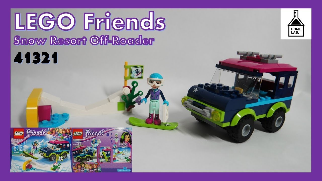 [홈랩] Home Lab. _ 레고 프렌즈 41321 스노우 리조트 자동차 (Lego Friends 41321 Snow ...