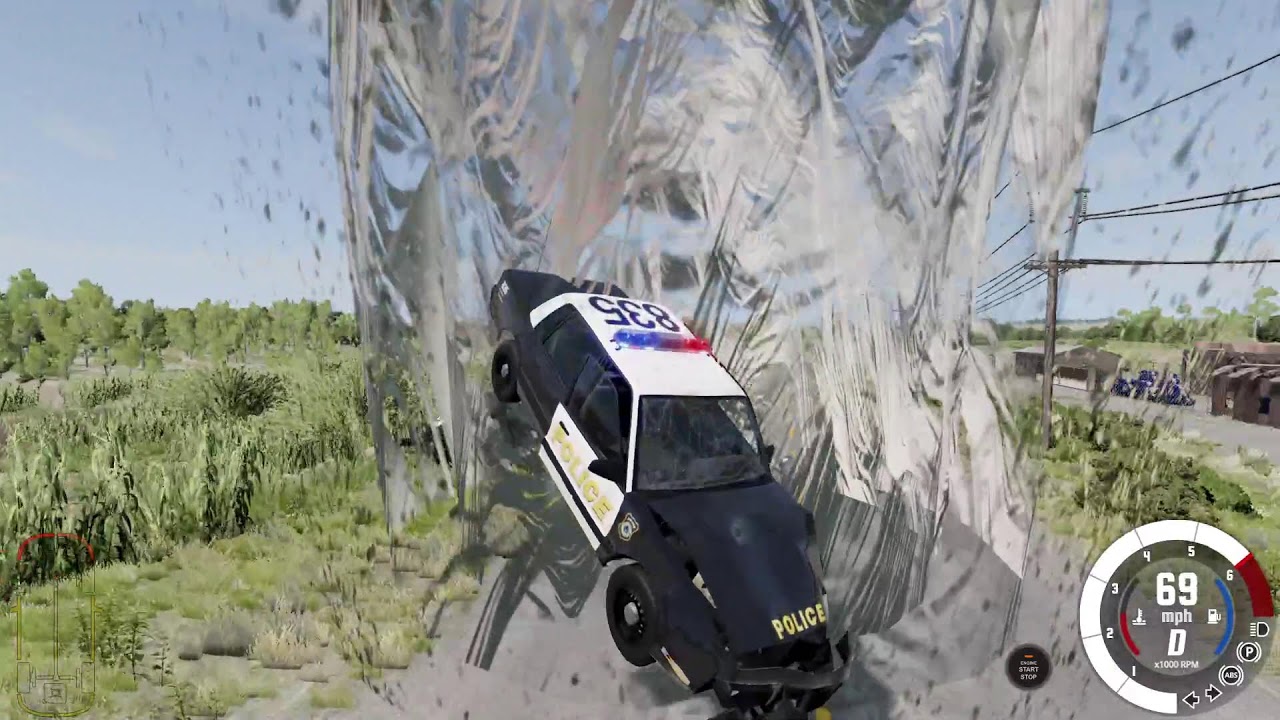 Messing Around With The BeamNG.drive Tornado Mod! - YouTube