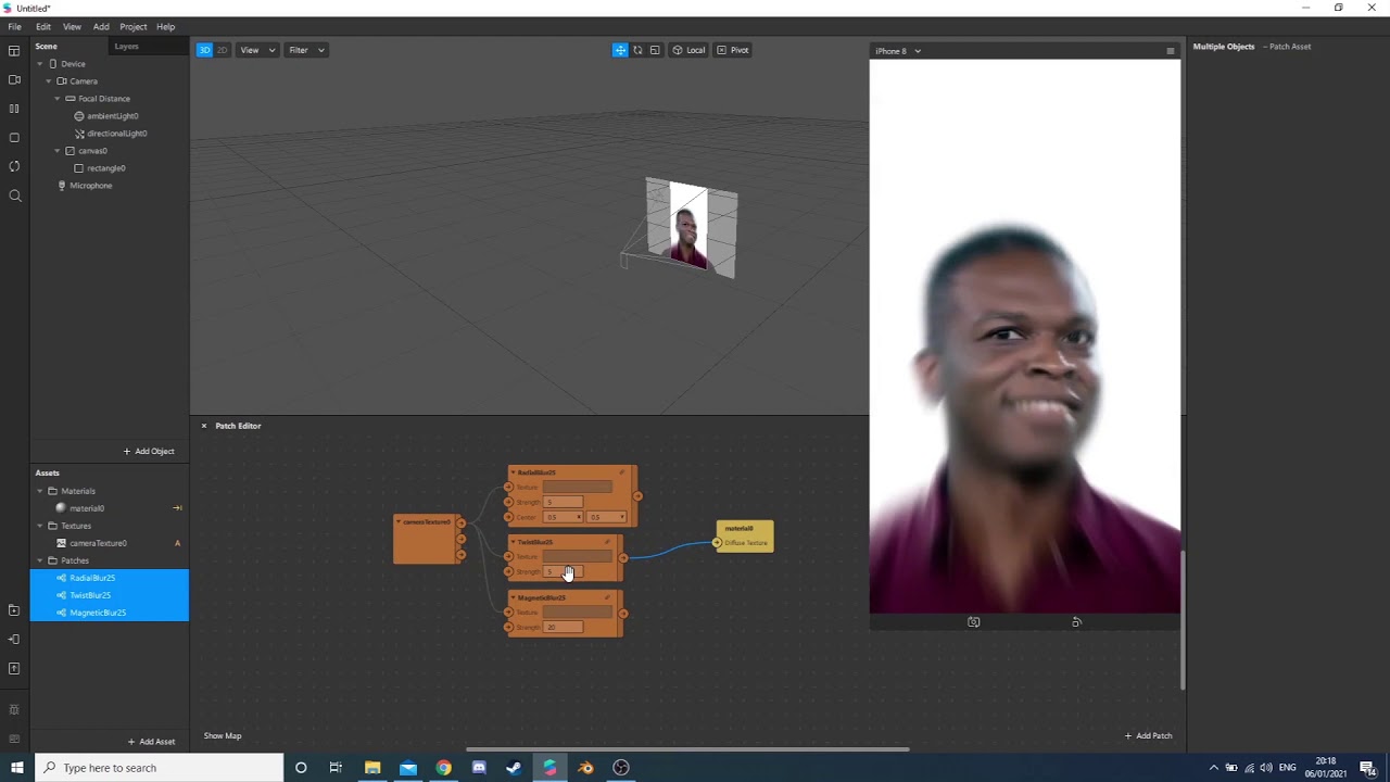 Advanced Blur Patches - Spark AR - YouTube
