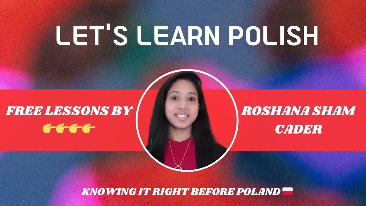Let's Learn Polish- 13- nazywać się | අපි පෝලන්ත භාෂාව ඉගෙන ගනිමු |# ...