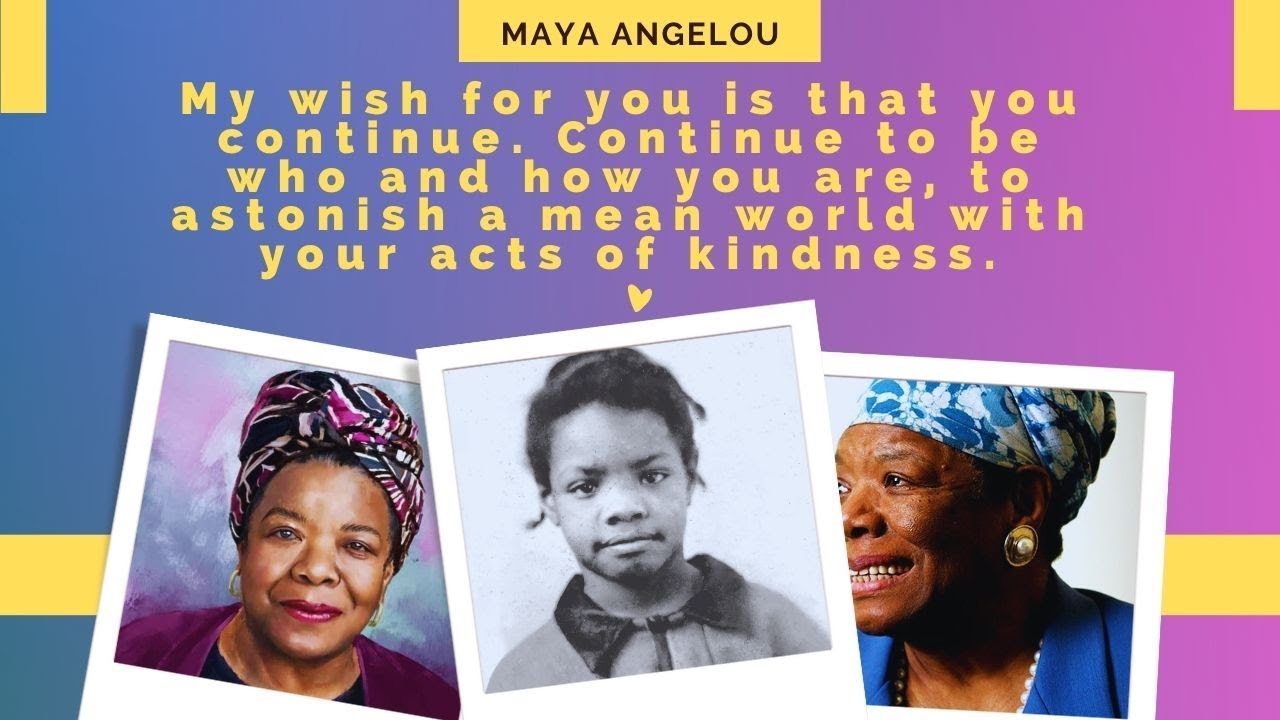 Maya Angelou's poem The Mask | See My Strength - YouTube