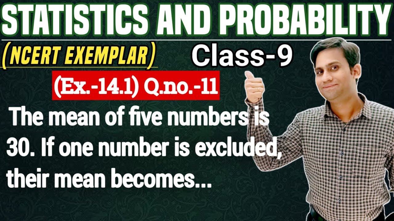 the-mean-of-five-numbers-is-30-if-one-number-is-excluded-their-mean