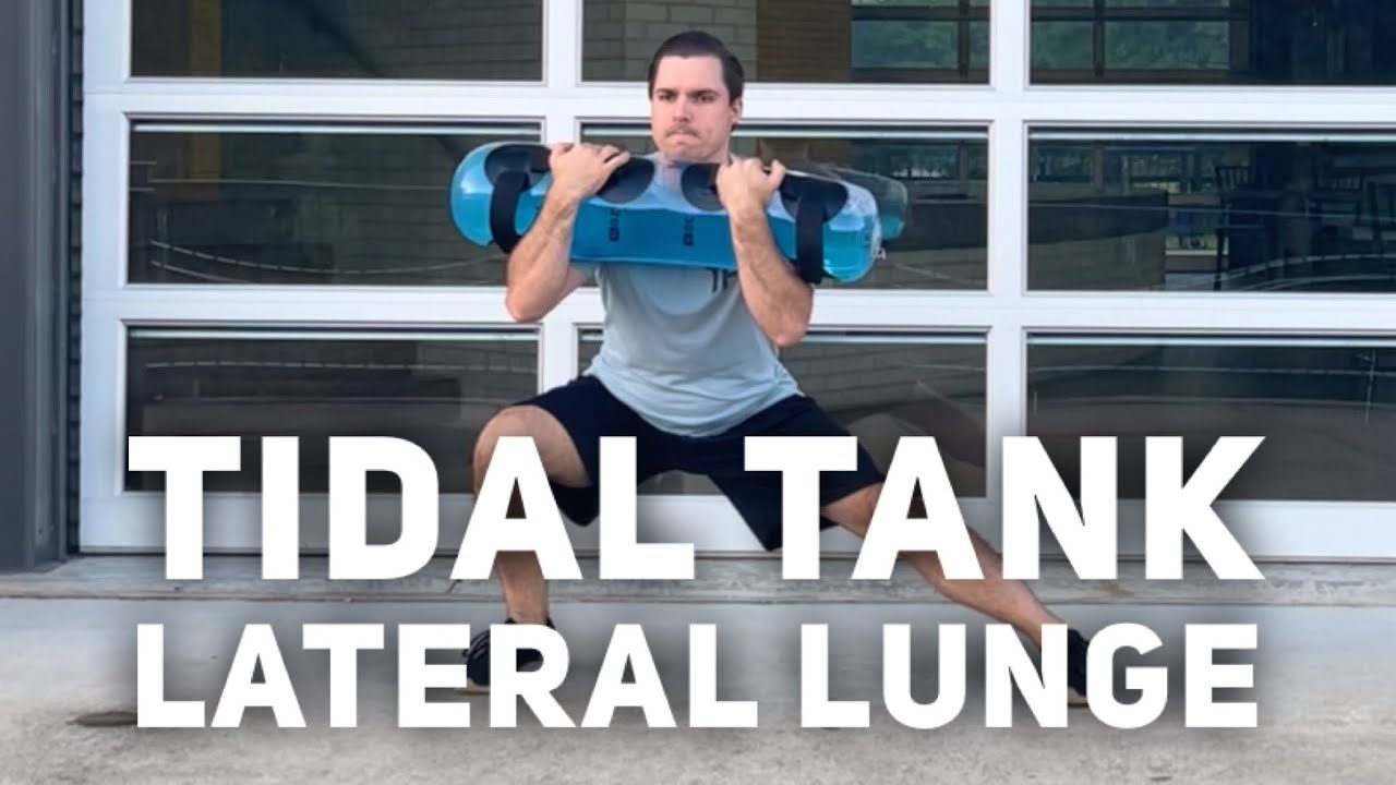 Tidal Tank Lateral Lunge Exercise [Lateral Lunge Alternative] - YouTube