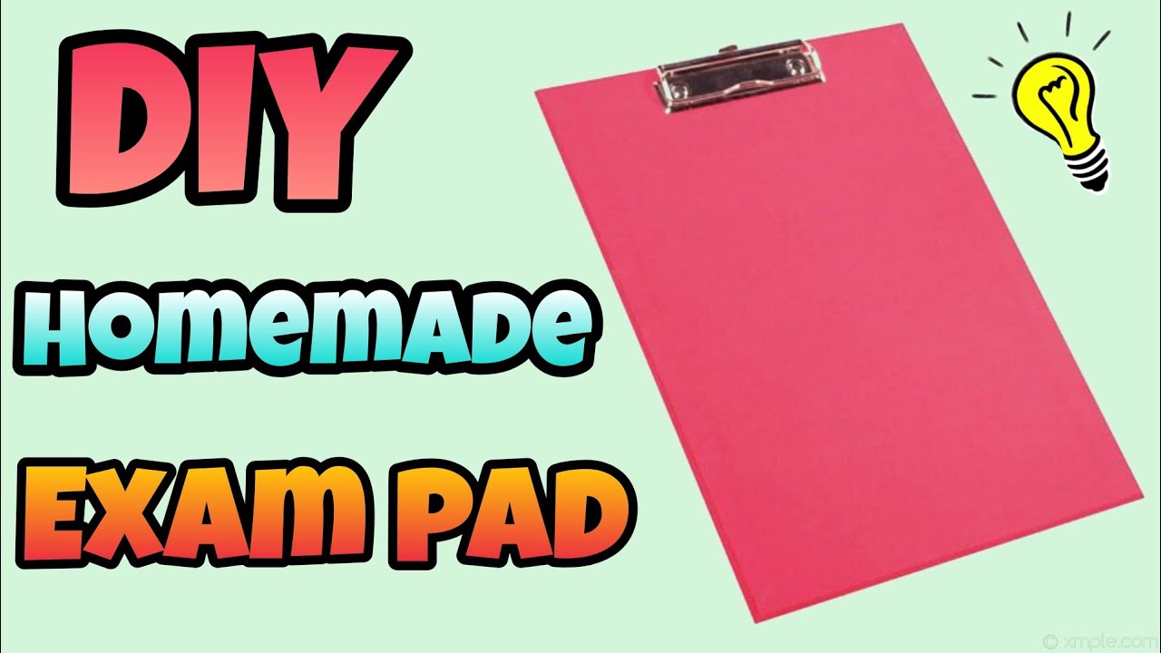 How to make Exam pad DIY Exam pad at home - YouTube