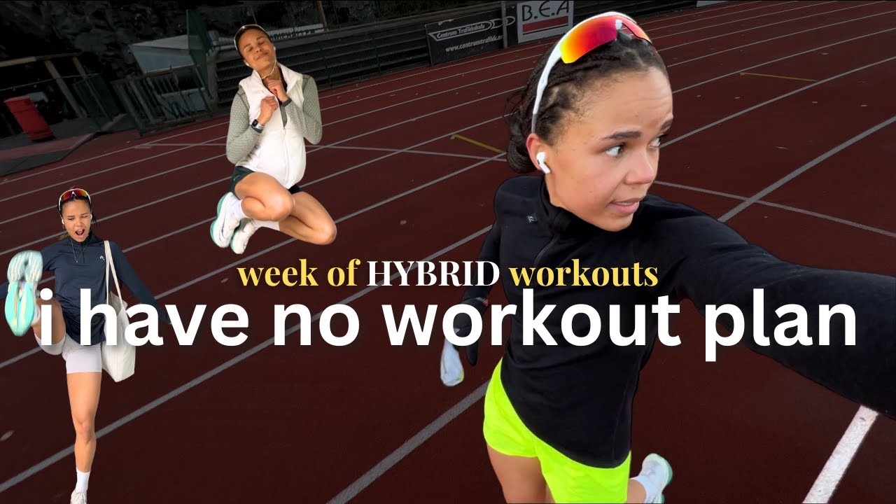 HYBRID WEEK OF WORKOUTS | leg days, winter arc running, should i drop ...
