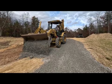 Backhoe work - YouTube