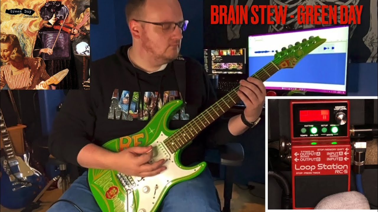 Brain Stew - Green Day - RC-5 Boss Loop Station - YouTube