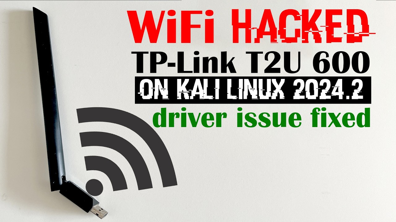 TP-Link AC600 T2U Driver Install on Kali Linux 2024.2 [Hindi] - YouTube