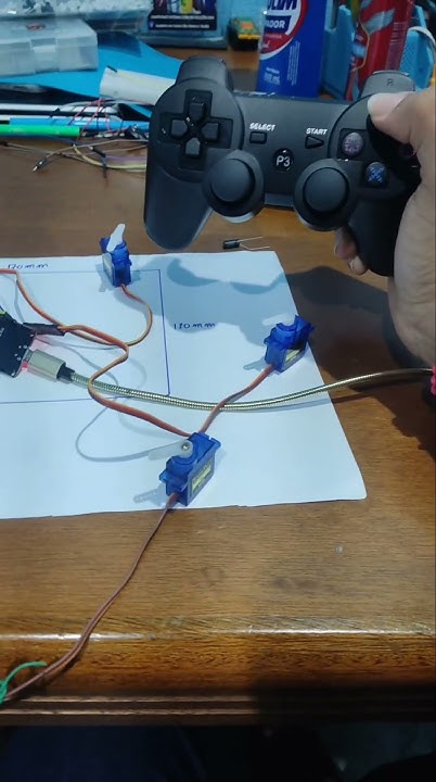 controlando servo motor com controle de ps3 #ps3 #robotics #maker # ...