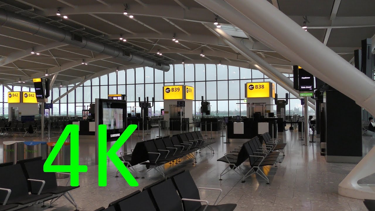 A 4K Tour of London Heathrow Airport's Terminal 5 (LHR/EGLL) - YouTube