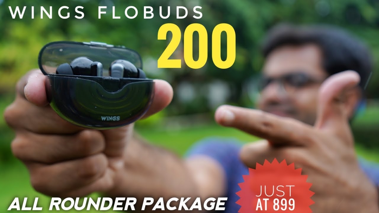 Wings Flobuds 200 True Wireless Earbuds with Smart ENC Mic ⚡⚡ Heavy ...