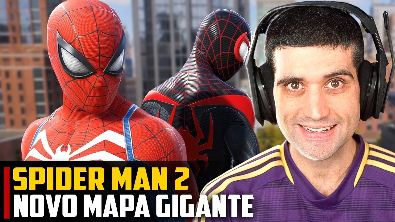 Spider Man 2 o NOVO MAPA gigante e o Homem-Aranha VOADOR - YouTube