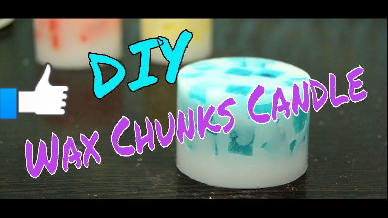 How to make Wax Chunks Designer Candle - YouTube