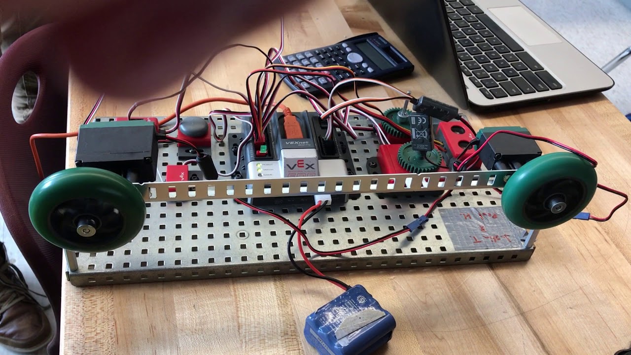 Motor Spinning Wheels Counter Clockwise - YouTube