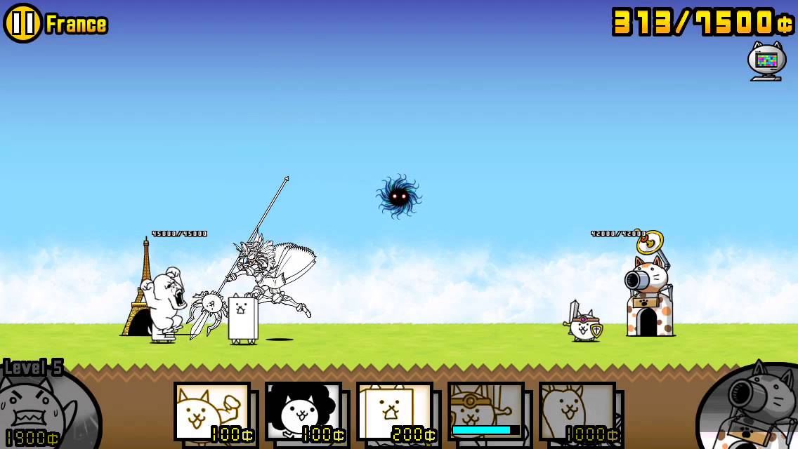 [The Battle Cats] Cat cpu is a noob - YouTube