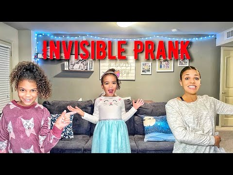 INVISIBLE PRANK ON MY KID! (HILARIOUS) Vlogmas day 15 - YouTube