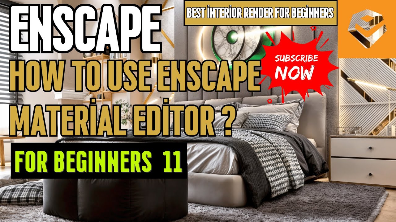 How to Use Enscape Material Editor ? - BEST interior rendering - YouTube