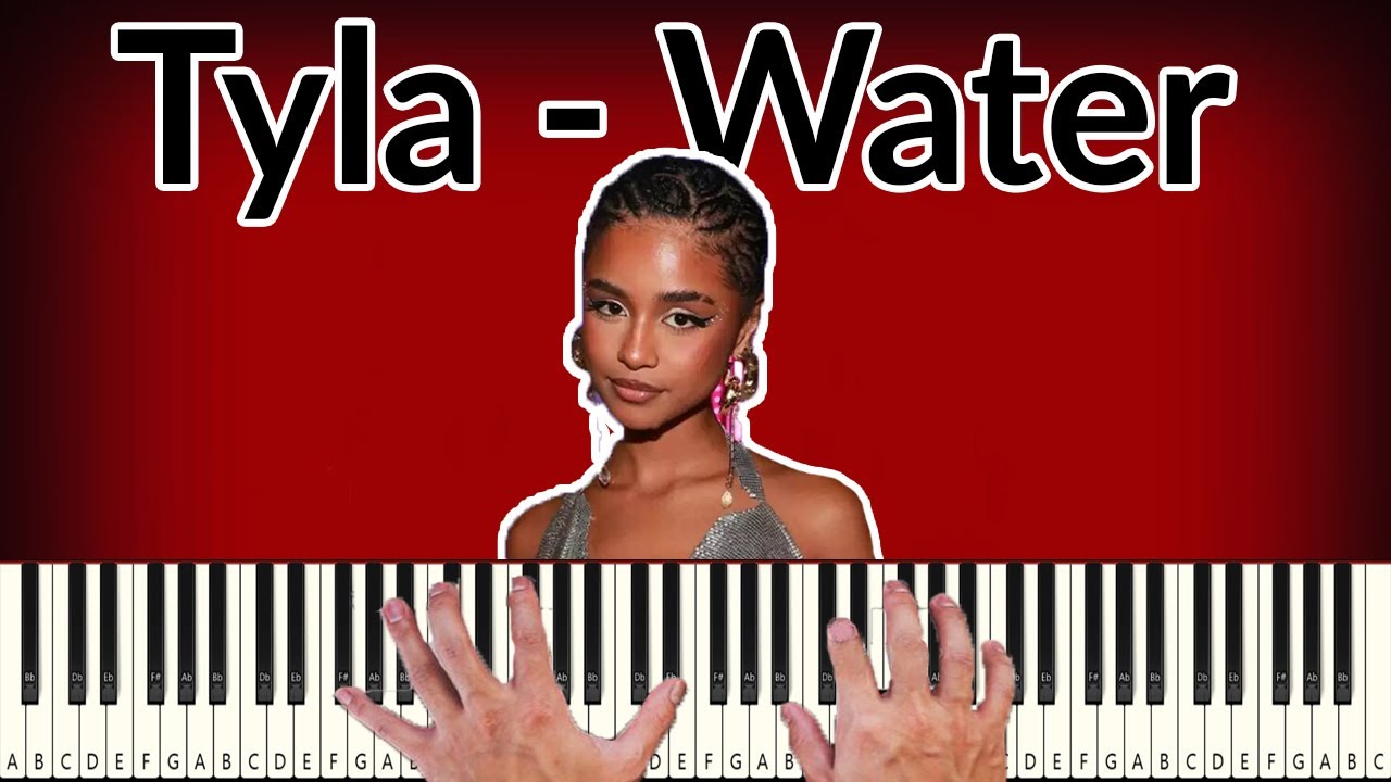 Tyla - Water - PIANO TUTORIAL - YouTube