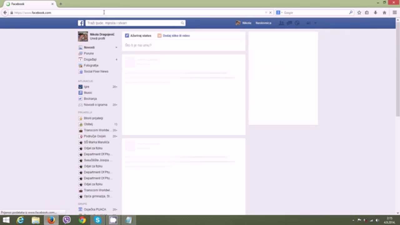 KAKO SE PRIJAVITI NA FACEBOOK - TUTORIAL - YouTube