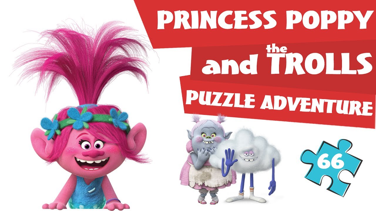 Princess Poppy and the Trolls Puzzle Adventure 66 pieces - YouTube