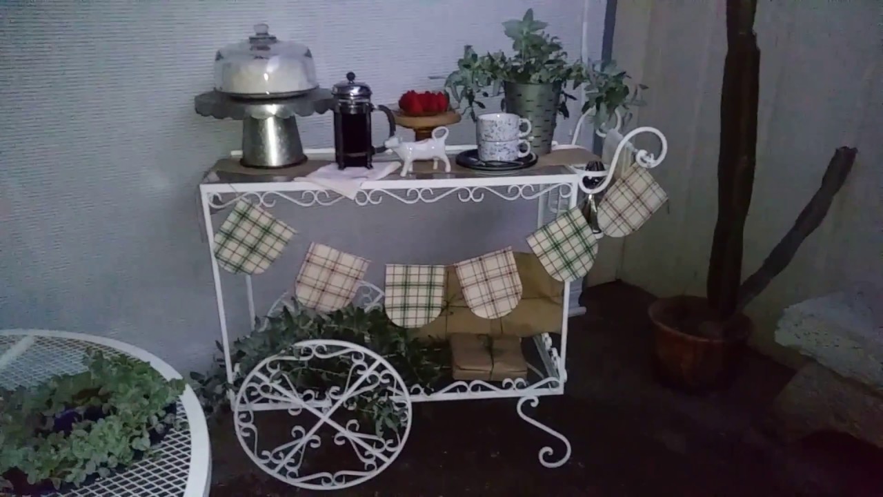 Farmhouse Bar Cart - Summer Chill Bar Cart Collab - YouTube