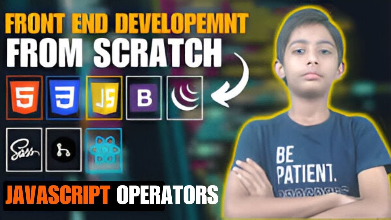Javascript Operators Frontend Web Development Full Course From Scratch