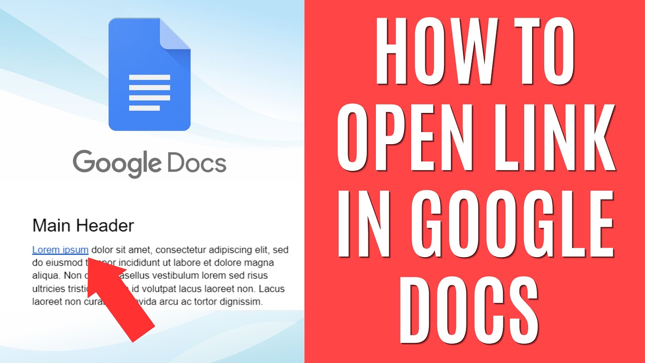 How to Open Link in Google Docs Tutorial [Quick Guide] - YouTube