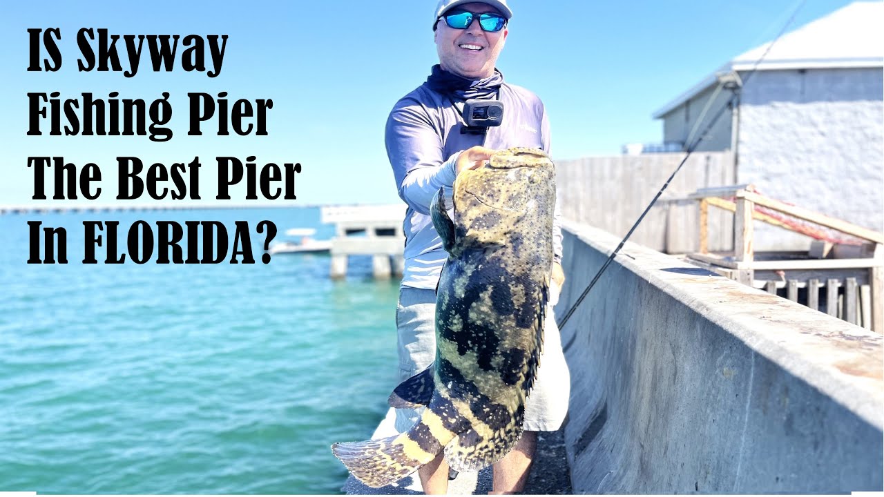 Catching MONSTER Fish at Skyway Fishing Pier! - YouTube