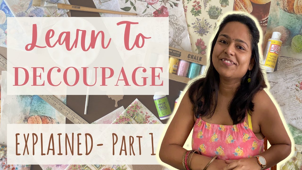 Using Decoupage Paper on Cardboard & MDF | An Introduction to Decoupage ...