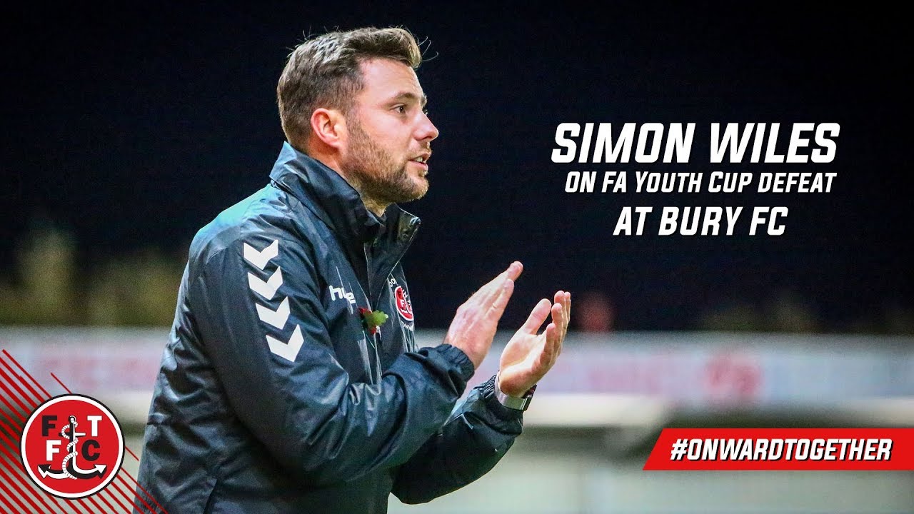 Simon Wiles on the defeat at Bury in FA Youth Cup | Post-Match - YouTube