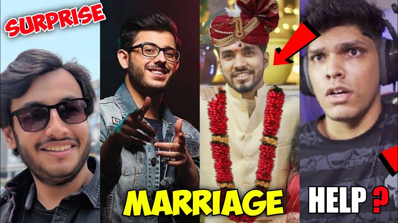 Techno gamerz marriage | Rawknee surprise | mythpat carryminati - YouTube