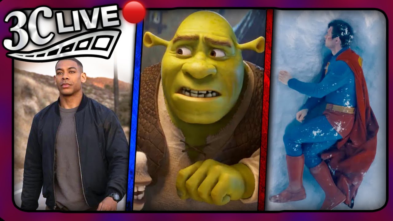 3C Live - Shrek 5 Backlash, Lanterns First Look, Superman Reshoots ...