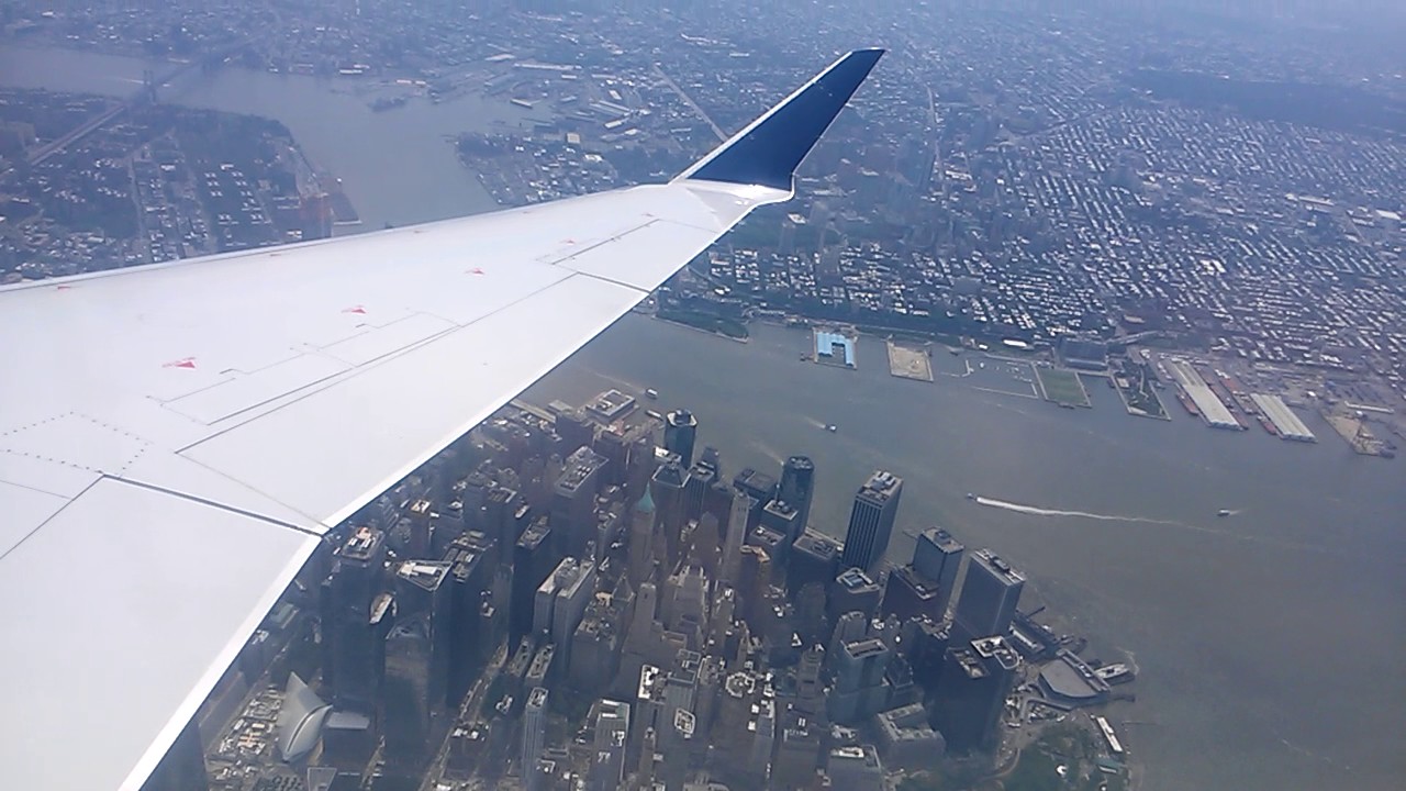 Landing from Cincinnati (CVG) to New York La Guardia (LGA) - YouTube