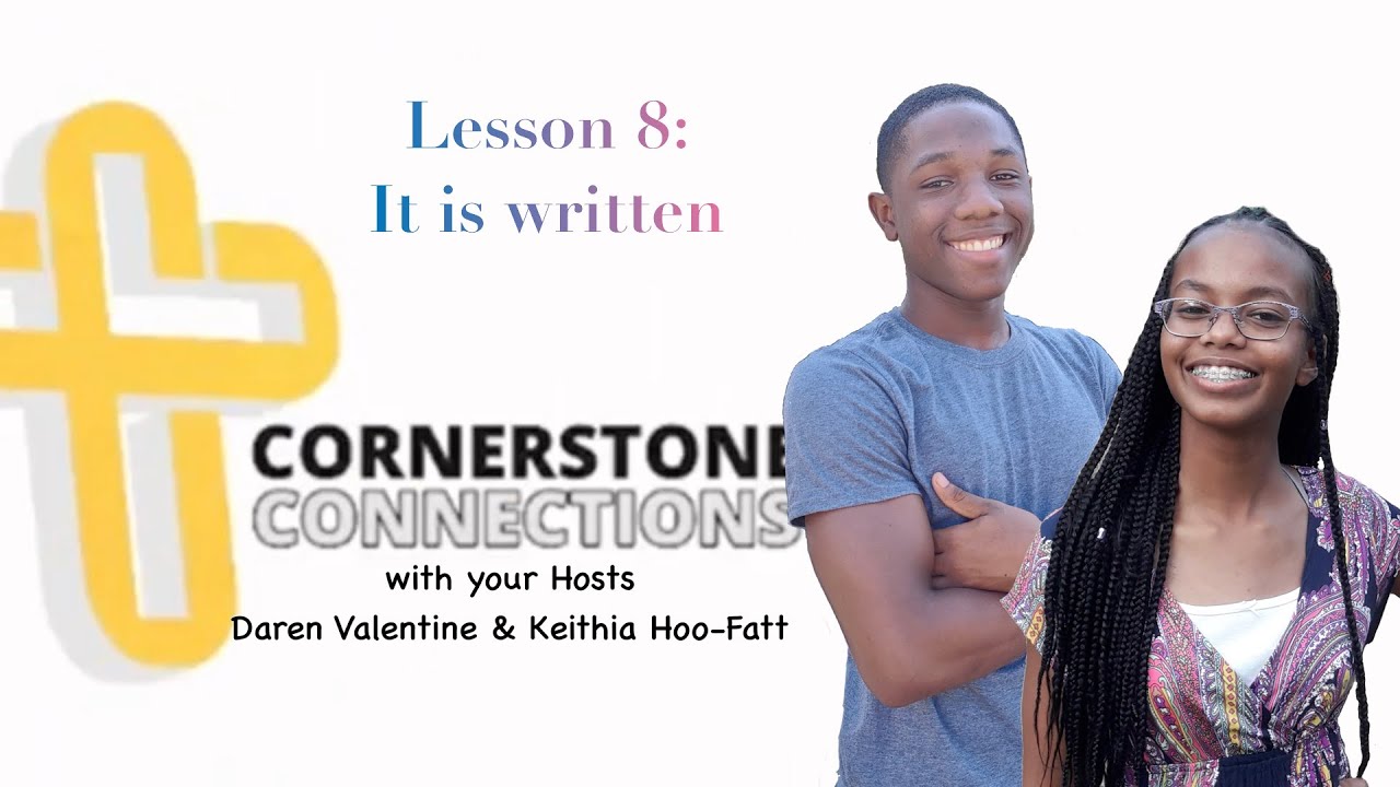 Cornerstone Connections | Q1 Lesson 8 | It is Written | JTSDA - YouTube