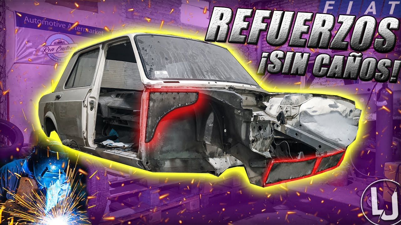 ASÍ REFORZAMOS LA TROMPA DEL FIAT!! | * SIN CAÑOS * ///// 128 Track Car ...