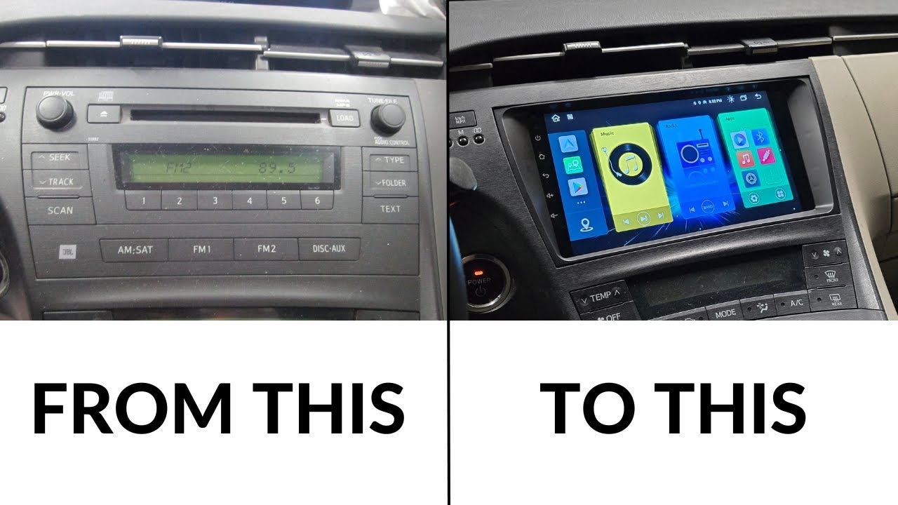 Upgrading the Head Unit in My 2010 Toyota Prius | Better Sound & Modern ...