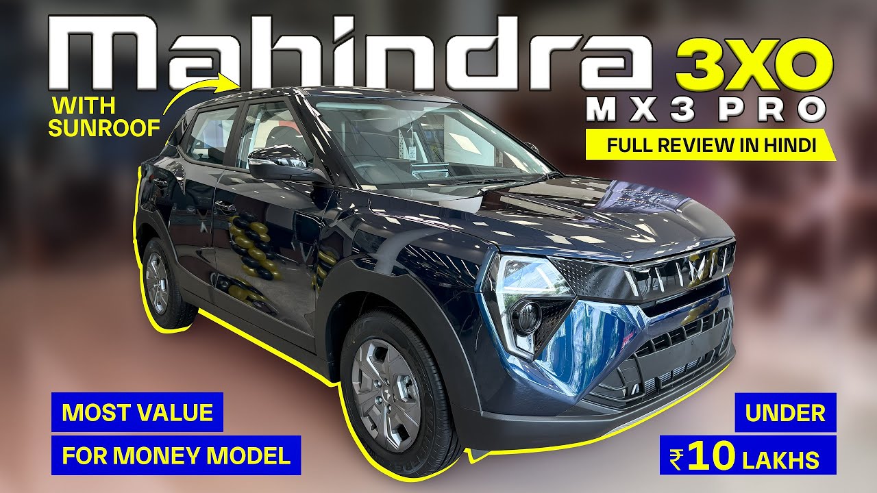 New Mahindra XUV 3XO MX3 Pro - Best Model to Buy - YouTube