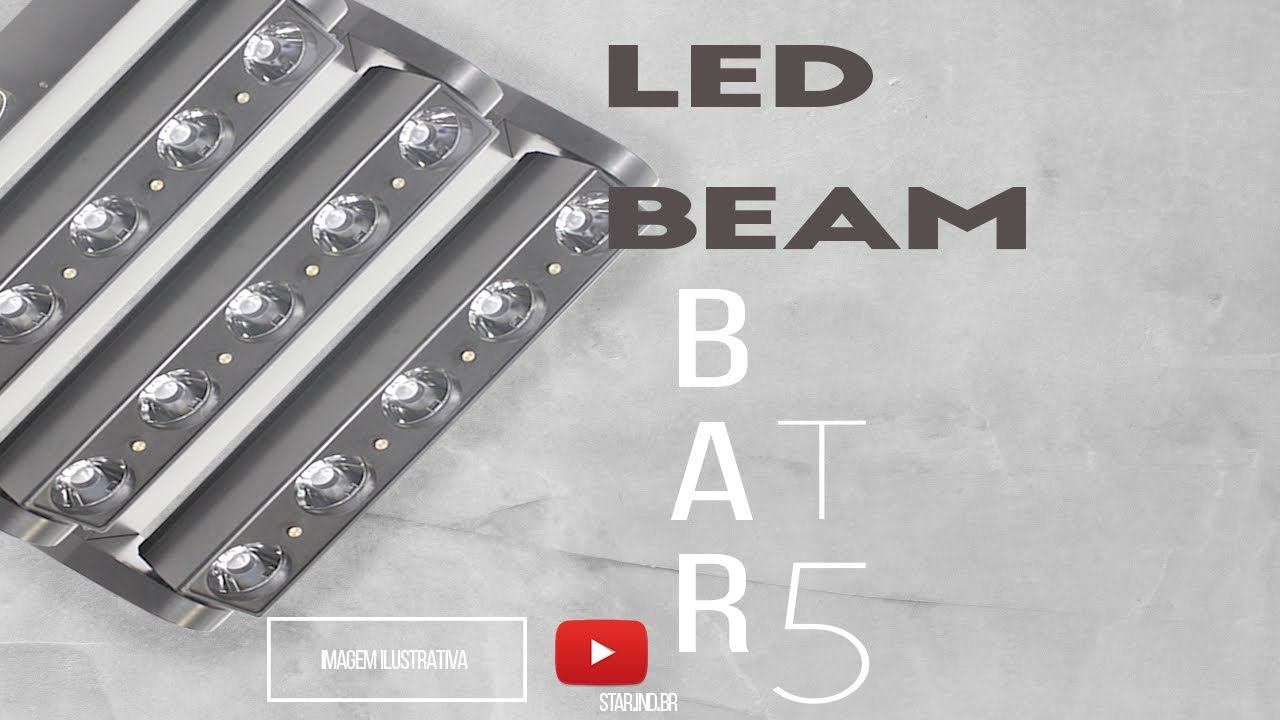 Led Beam Bar T5 - Star Lighting Division - YouTube