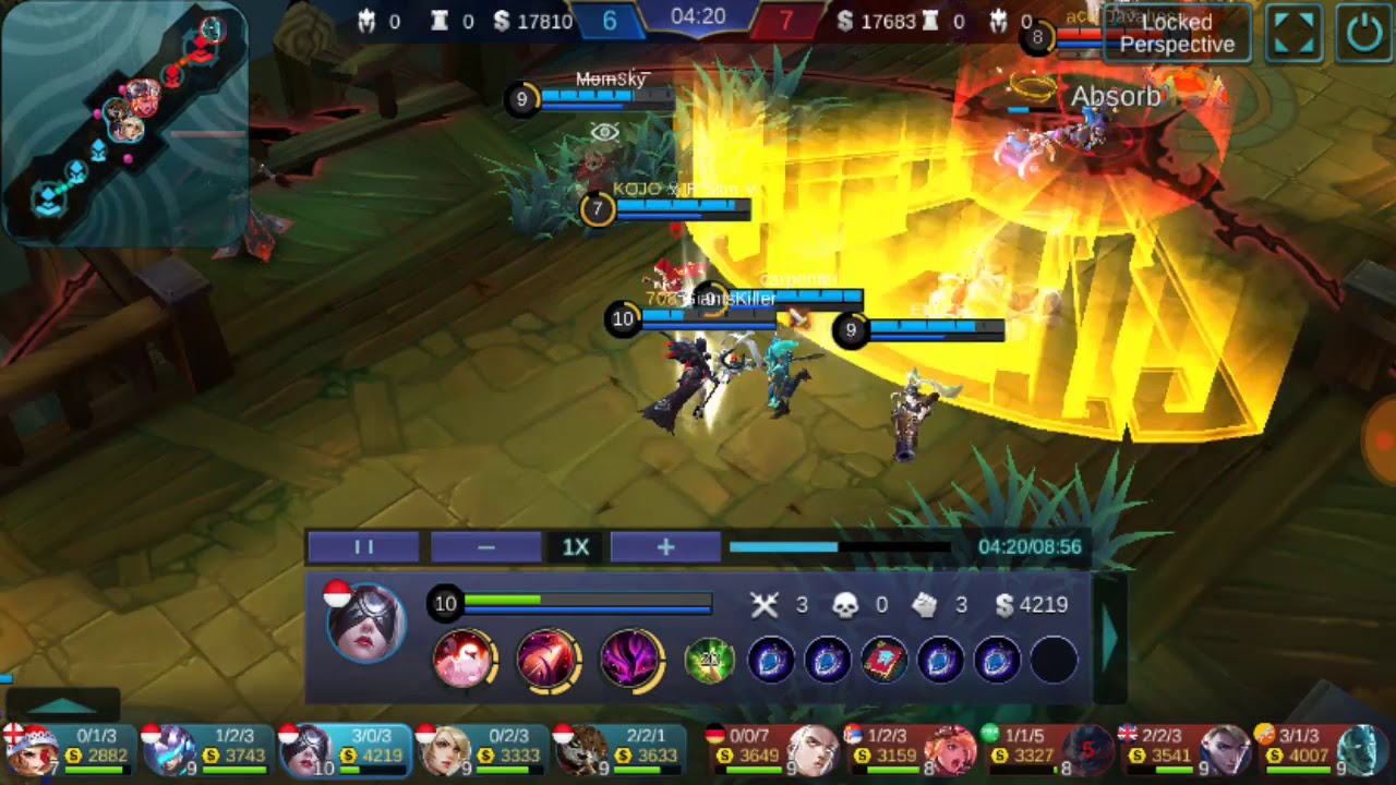 GILA, SADIS!!! Must see, GGWP & MVP Pharsa, Queen of Brawl Match ...