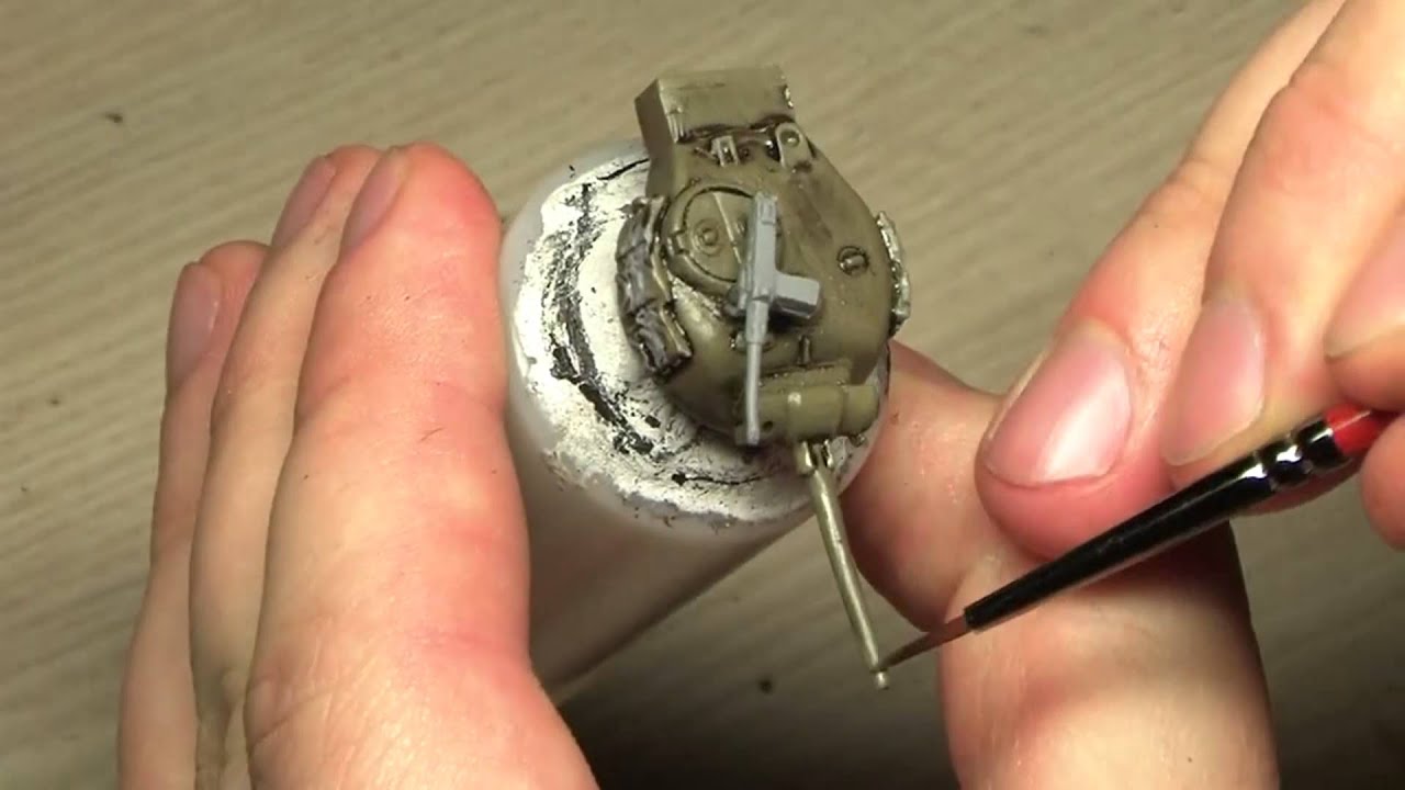 FoW: Painting A British Sherman Tank (PART1/5) - YouTube