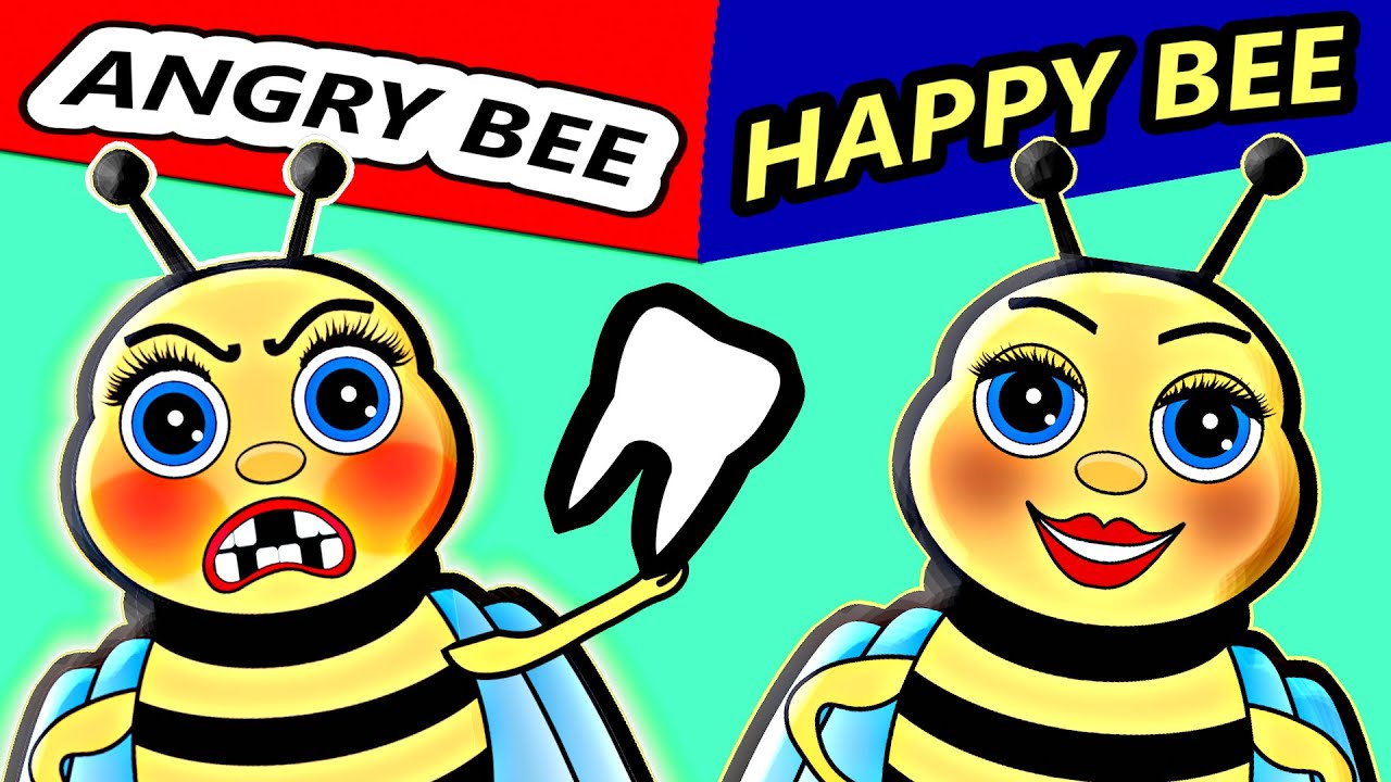 Angry Bee Got 4 New Teeth! | Baby Teeth Song for Kids | Dance & Learn ...