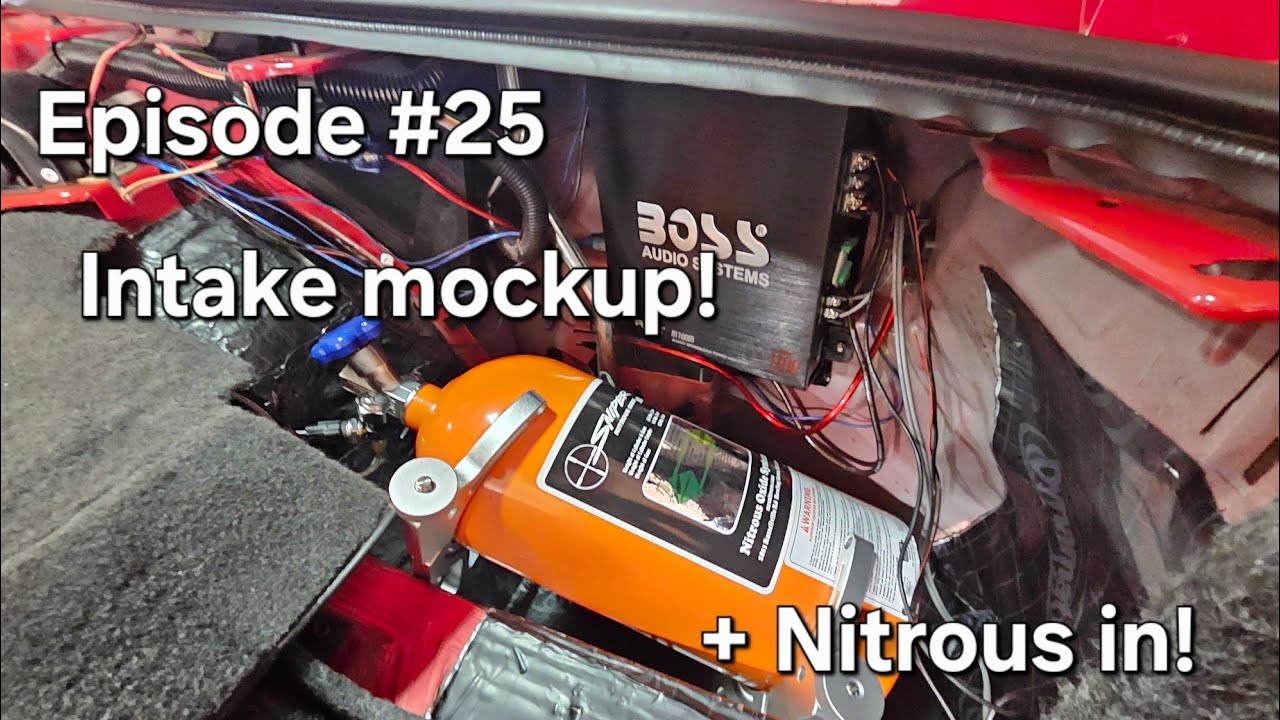 Episode 25 - Nitrous system installed, subframe loaded with parts ...