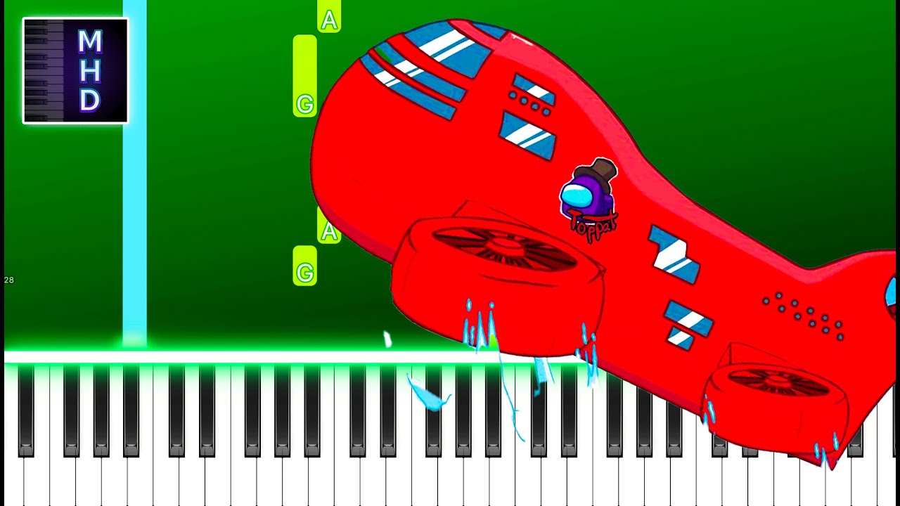 Among Us - The Airship Map Theme (Piano Tutorial Easy) - YouTube