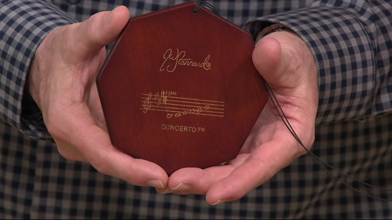 JW Stannard 56" Concerto Wind Chime with On/Off Clapper on QVC - YouTube