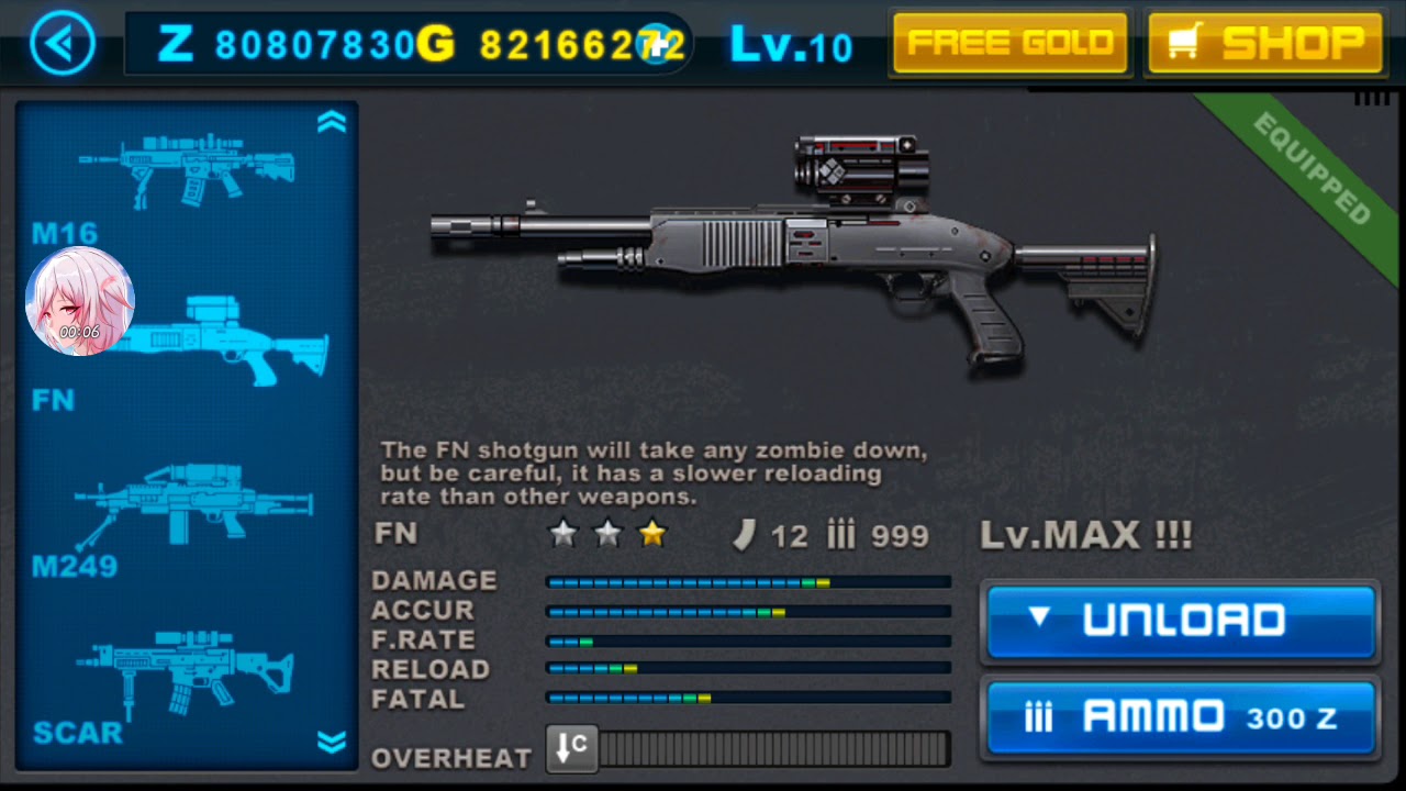 Zombie Frontier 2 - Gun Group #4 : FN Shotgun And M249 (Shells And ...