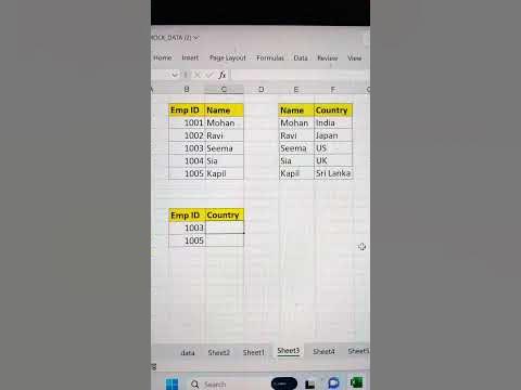 Double XLOOKUP Function In Excel 🔥 | Excel Tips For Beginners 💯 #shorts #exceltips #excel # ...
