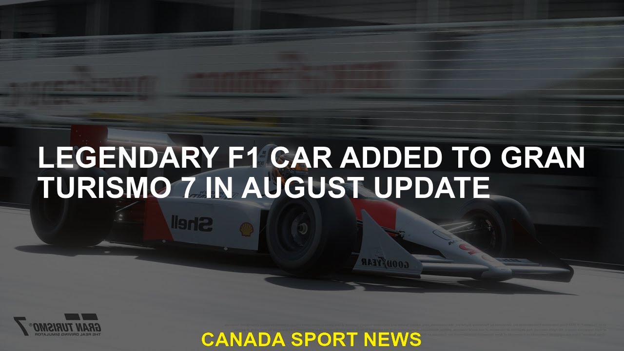 The legendary F1 car was added to Gran Turismo 7 in August Renewal ...