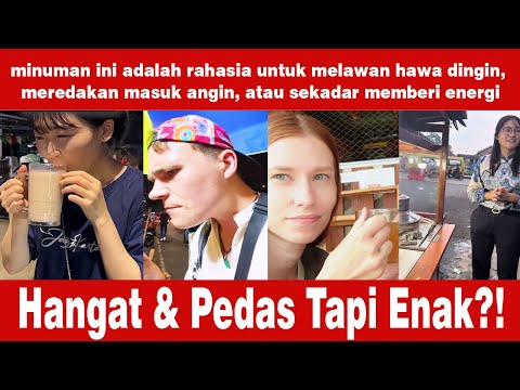 🇮🇩 Bule Ini Ketagihan! Setiap Hari Harus Minum Wedang Jahe Susu Indonesia! 😍