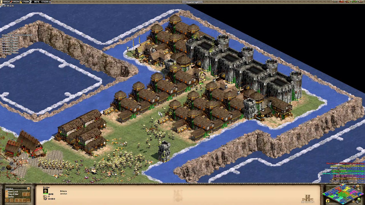 Age of Empires II HD CBA Ethio Cav archer? Azt Mongol Slavs Bri vs ...